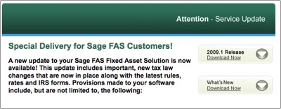 FAS 2009.1 Fixed Asset Update Available Now – Schulz Consulting