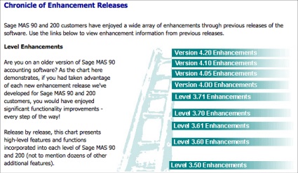What’s new in MAS 90 3.50 through 4.2? – Schulz Consulting