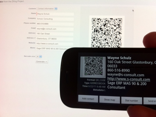 Stop Tedious Business Card Data Entry – Use QR Codes Instead